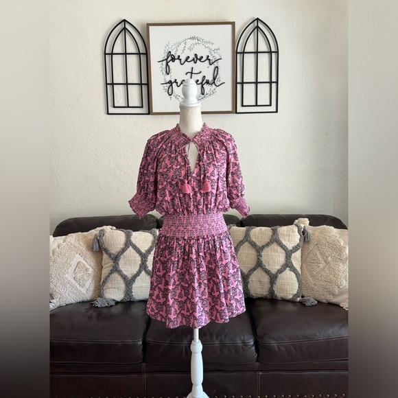 Roller Rabbit | Dresses | Roller Rabbit Pau Fiorella Pink Floral Print ...